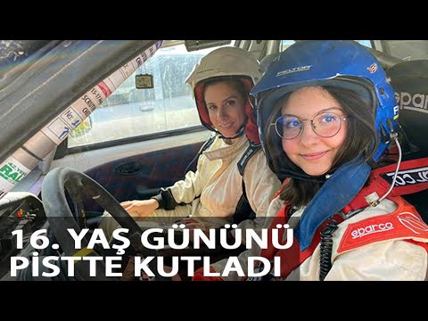 16 Yaşında Ralli Pilotu Lisansını Alan Derin, Doğum Gününü Pistte Kutladı