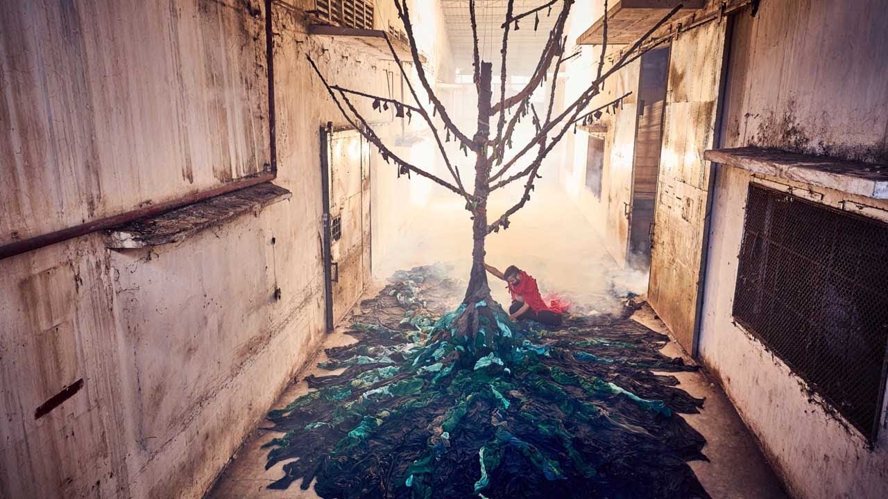 Abandoned Clothing Factory Raises Awareness - YouTube