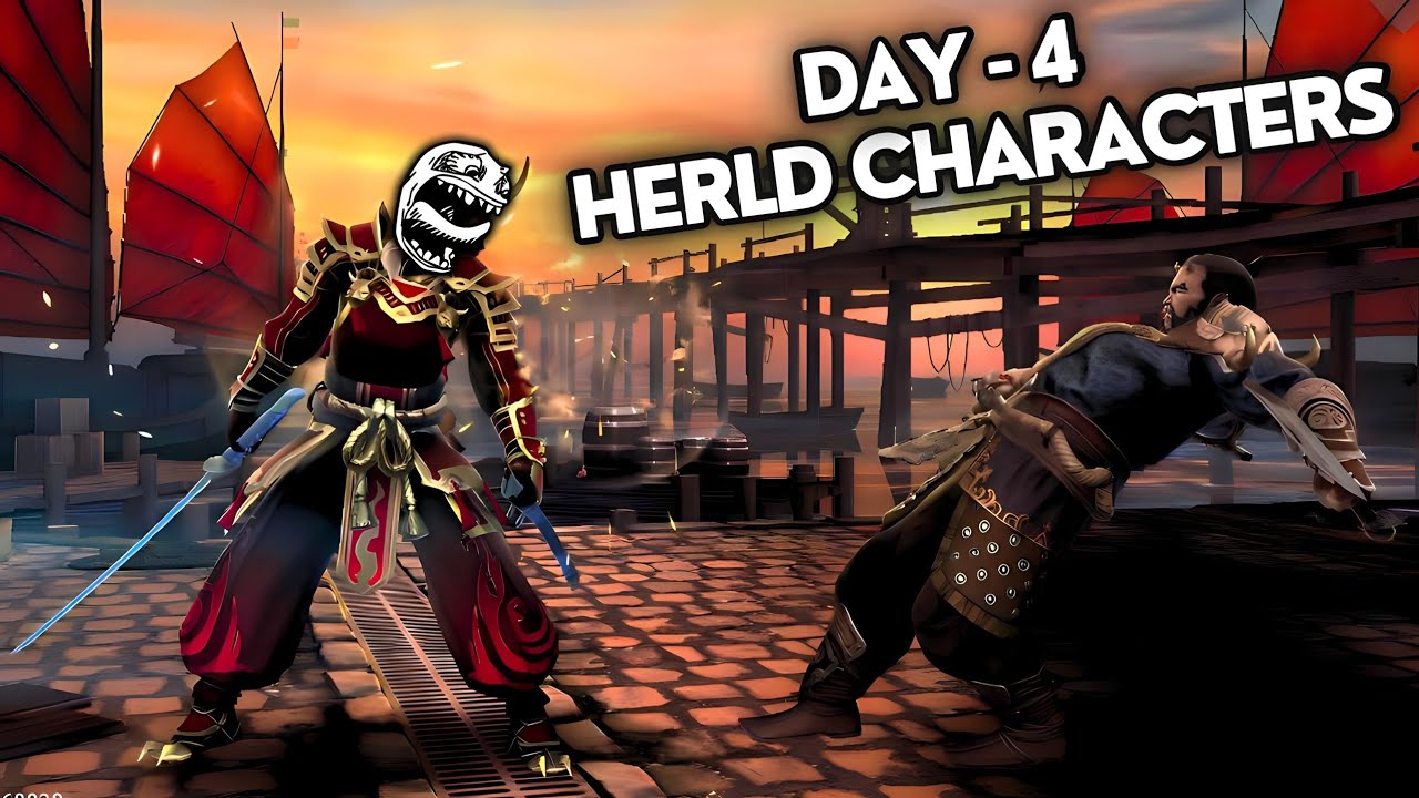 *Day - 4 😳 With Only Herald Characters In My 3v3 Team | Shadow Fight ...