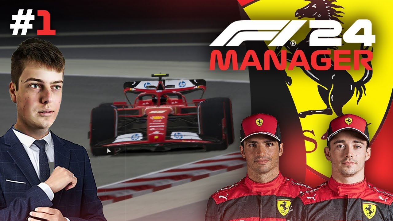 LET'S MAKE FERRARI CHAMPIONS! F1 Manager 24 Ferrari Career | Part 1 ...