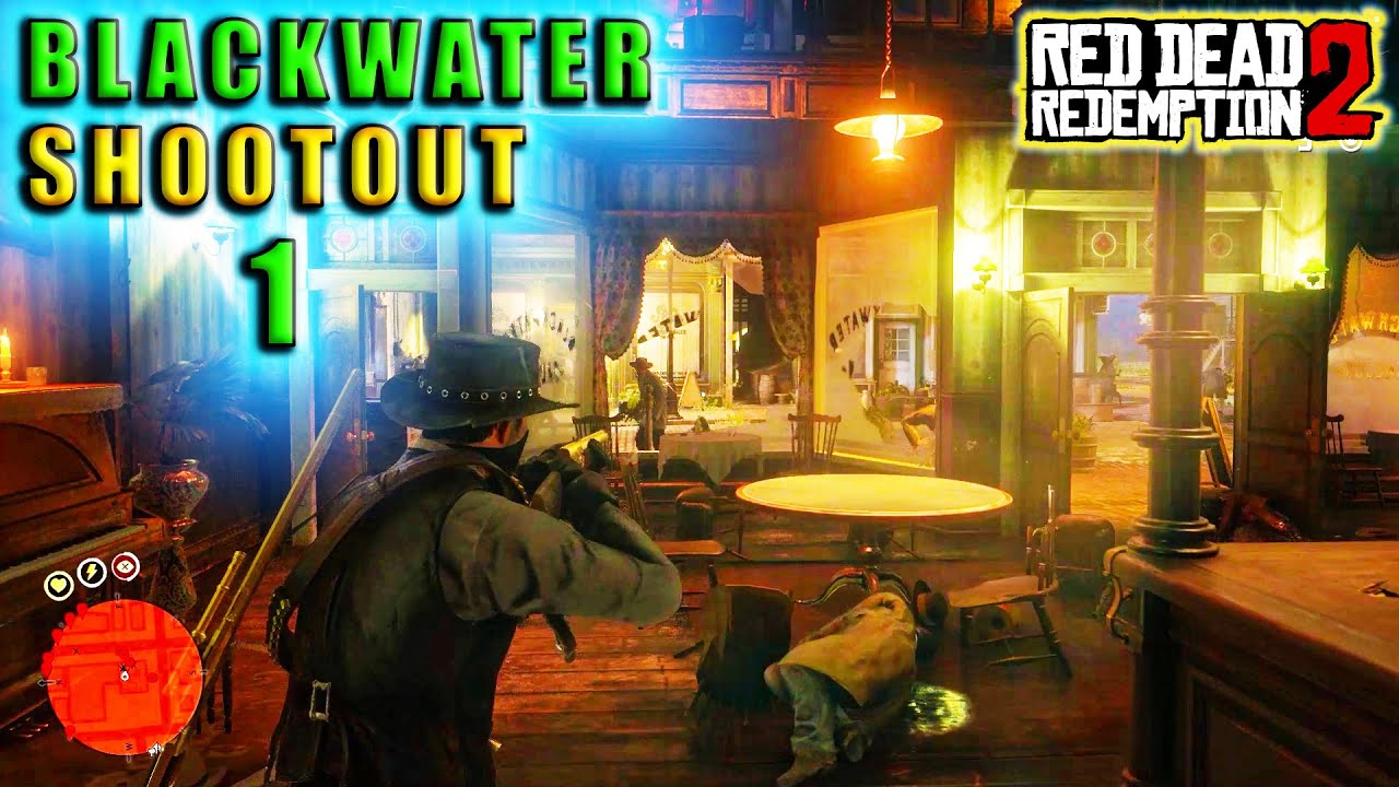 RDR2 - Blackwater SHOOTOUT - YouTube