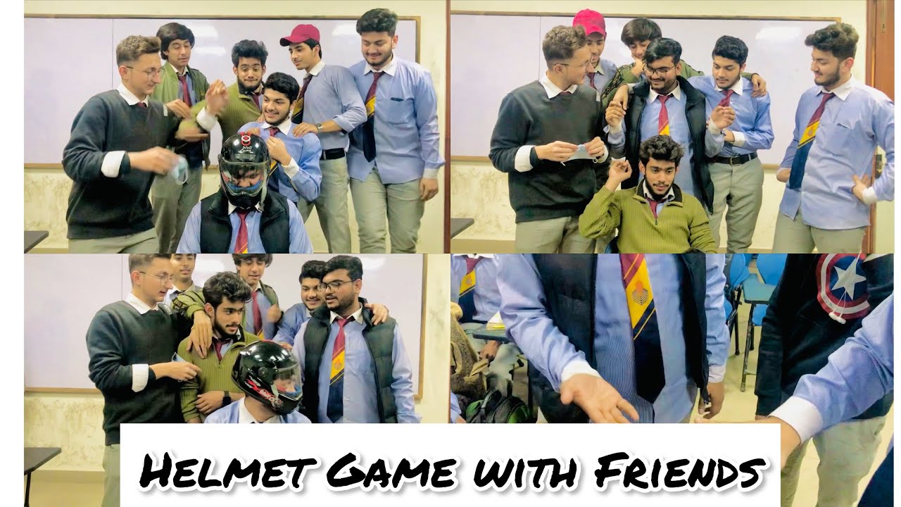 Helmet Game with friends | Enjoy clg break with friends | clg break ...