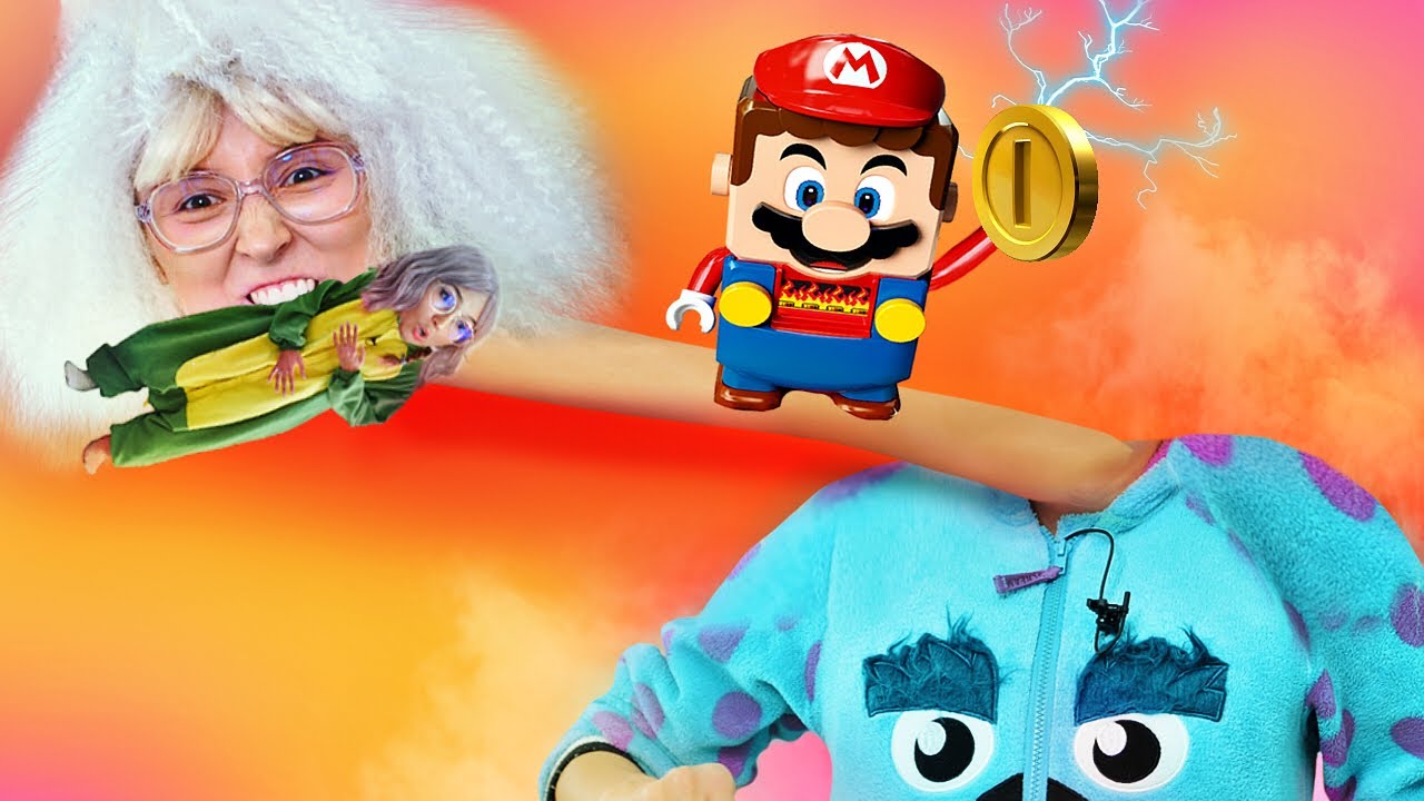 Super hot mario vs icy girl in real life - YouTube