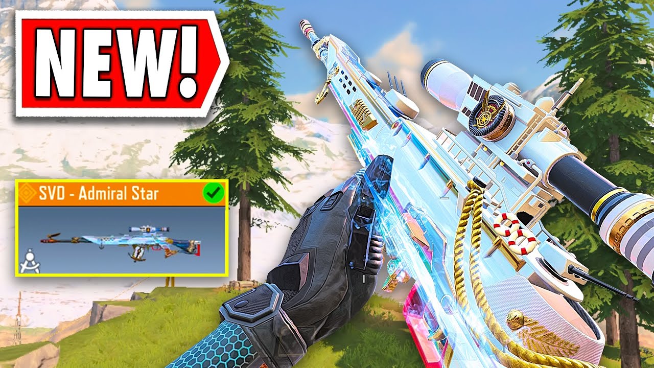 *NEW* LEGENDARY SVD ADMIRAL STAR GAMEPLAY COD MOBILE! - YouTube