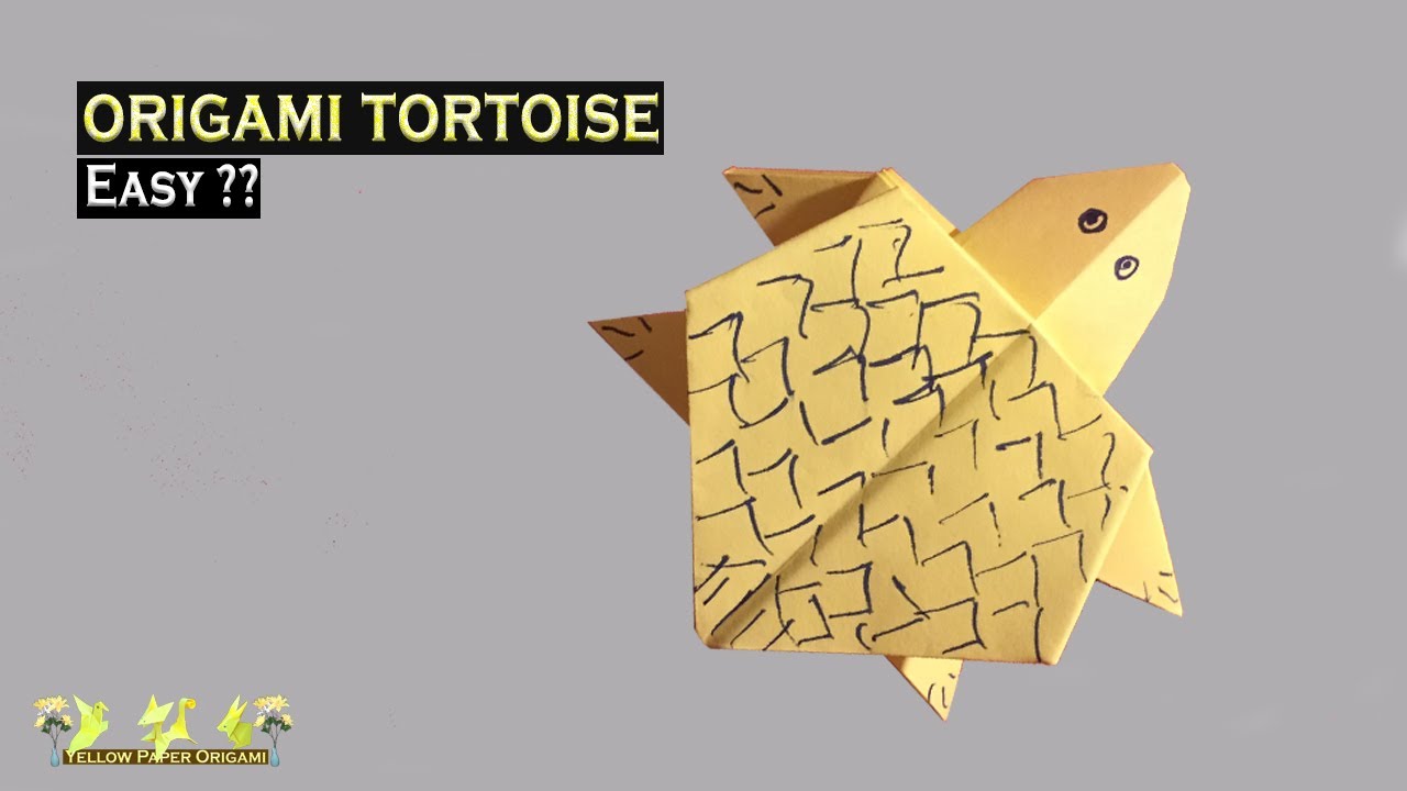 How to Make Paper Tortoise - YouTube