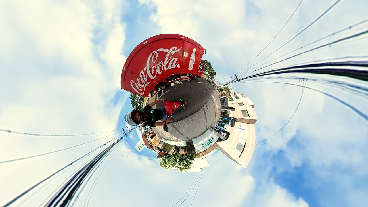 Tiny Planet Insta 360 - Santa Cruz Bolivia - YouTube