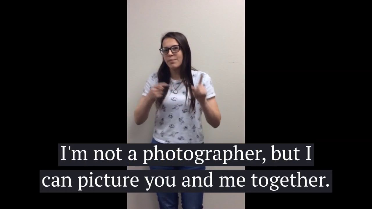 Week 2 ASL Pick-up Line - YouTube