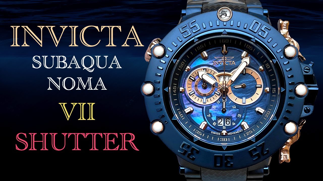 Мужские часы Invicta 32953 Subaqua Noma VII SHUTTER 52 mm. Swiss ...