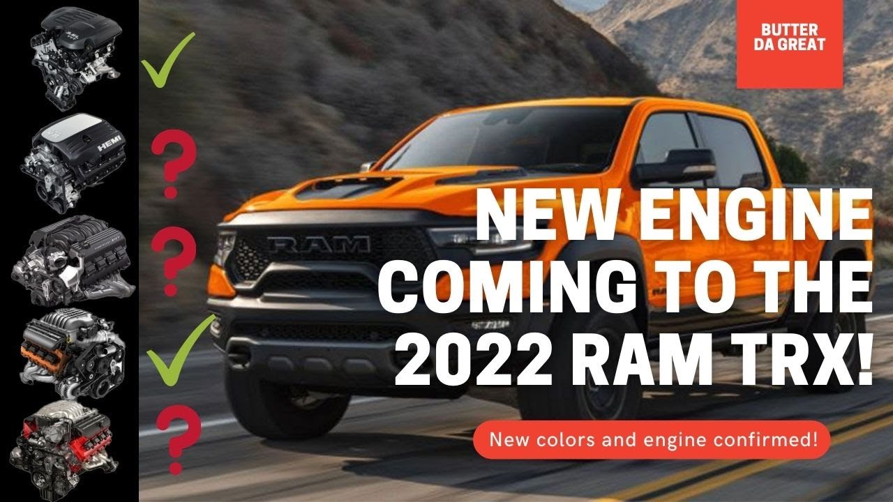 2022 Ram TRX info LEAKED!!! Losing Hellcat engine? New colors coming ...