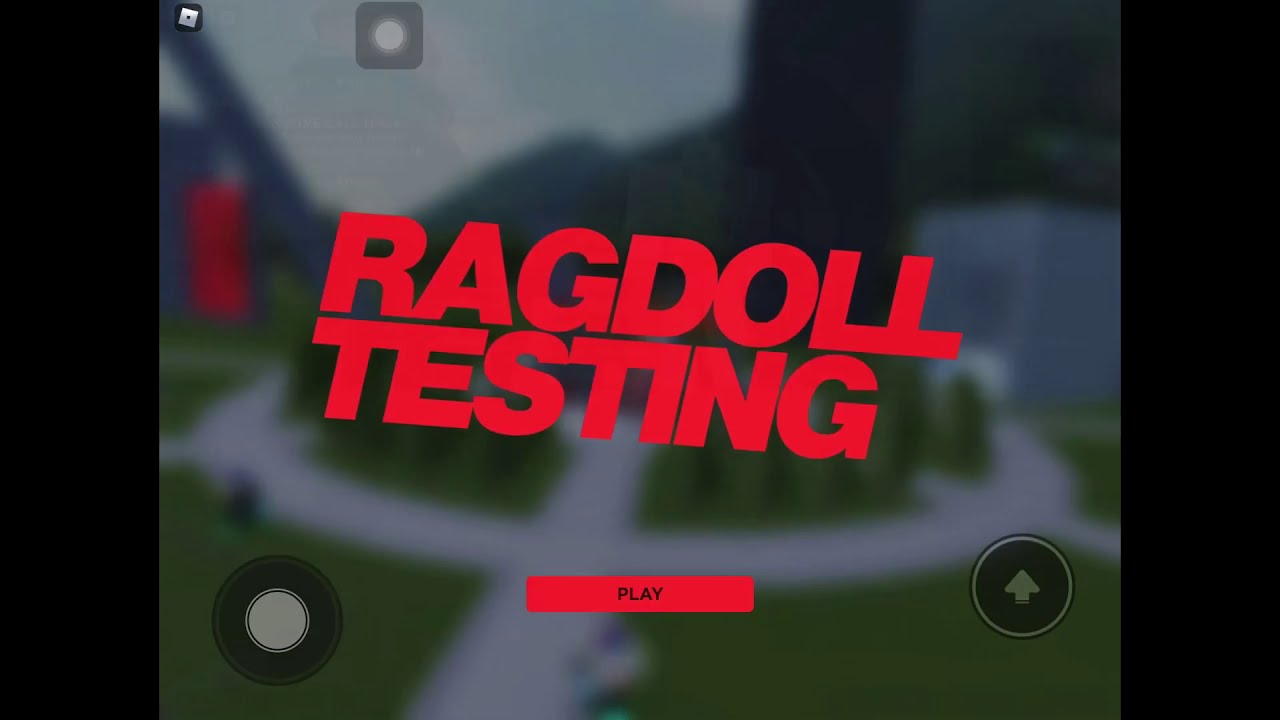 Roblox Ragdoll Testing! - YouTube