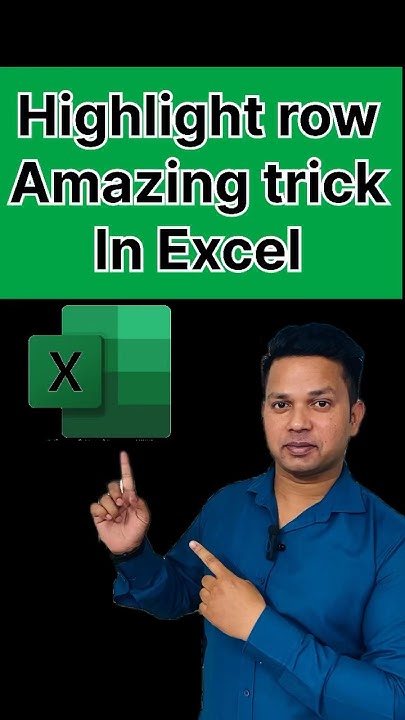 Highlight Row Advance Excel Trick 😱shorts Ytshorts Excel Exceltips Exceltricks Msexcel