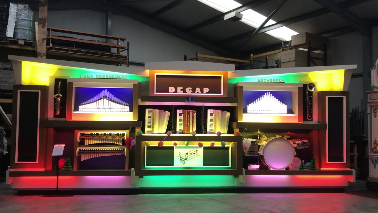 Decap 105 key Art Deco organ - YouTube