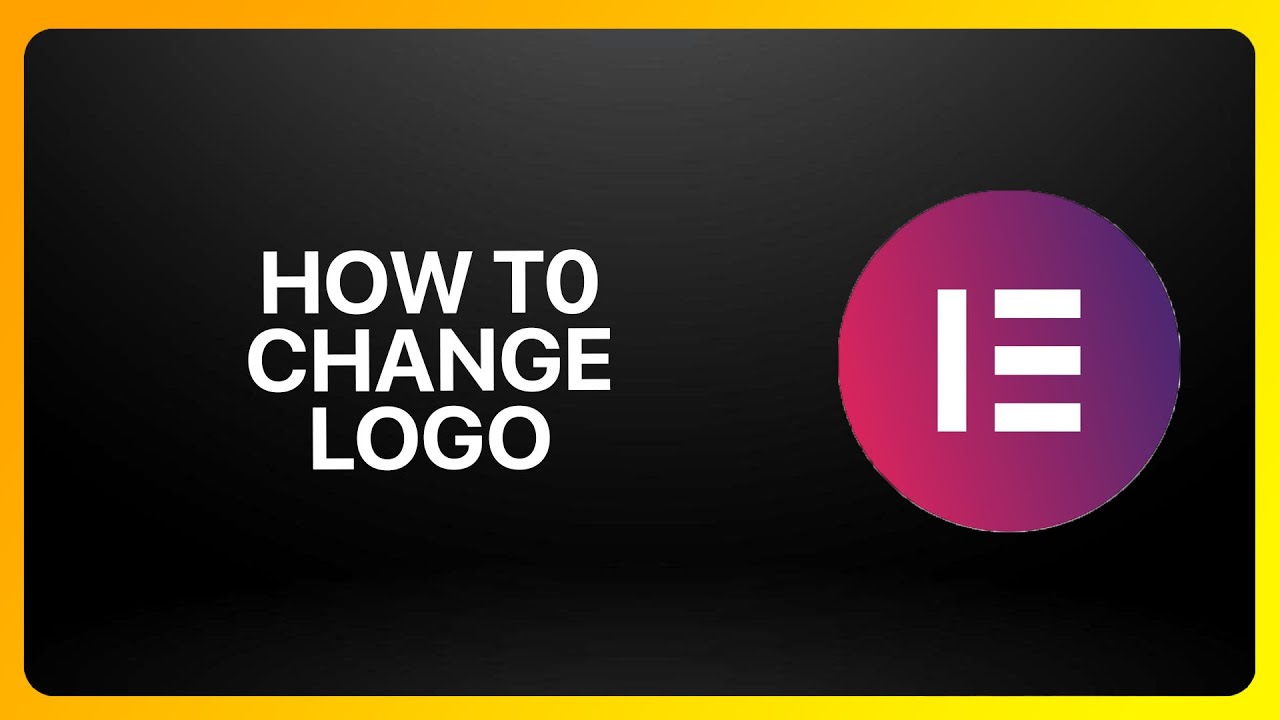 How To Change Logo In Elementor Website Builder ! Tutorial - YouTube