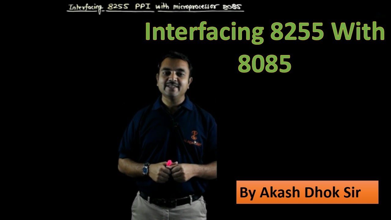 Interfacing 8255 With Microprocessor 8085 - YouTube