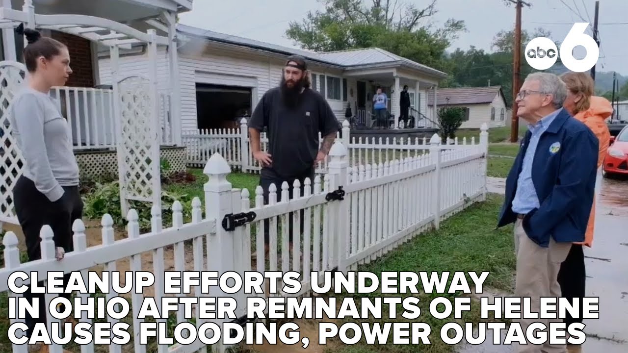 Clean up efforts underway in Ohio after remnants of Hurricane Helene ...