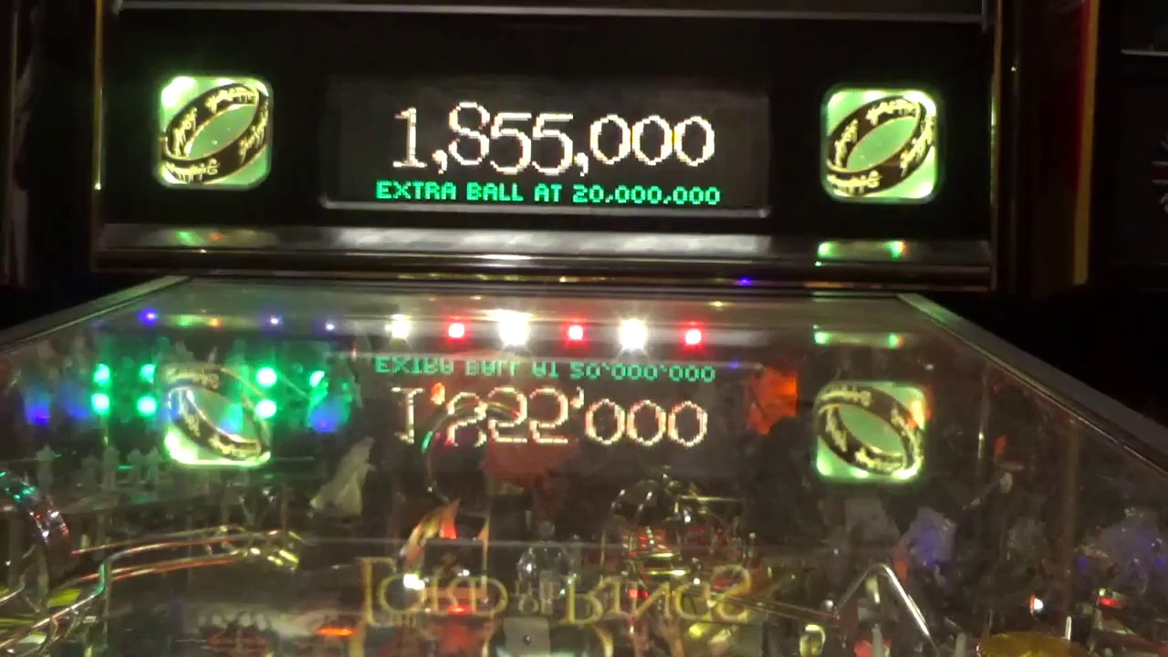 Lord of the Rings Pinball Color LED DMD display - YouTube