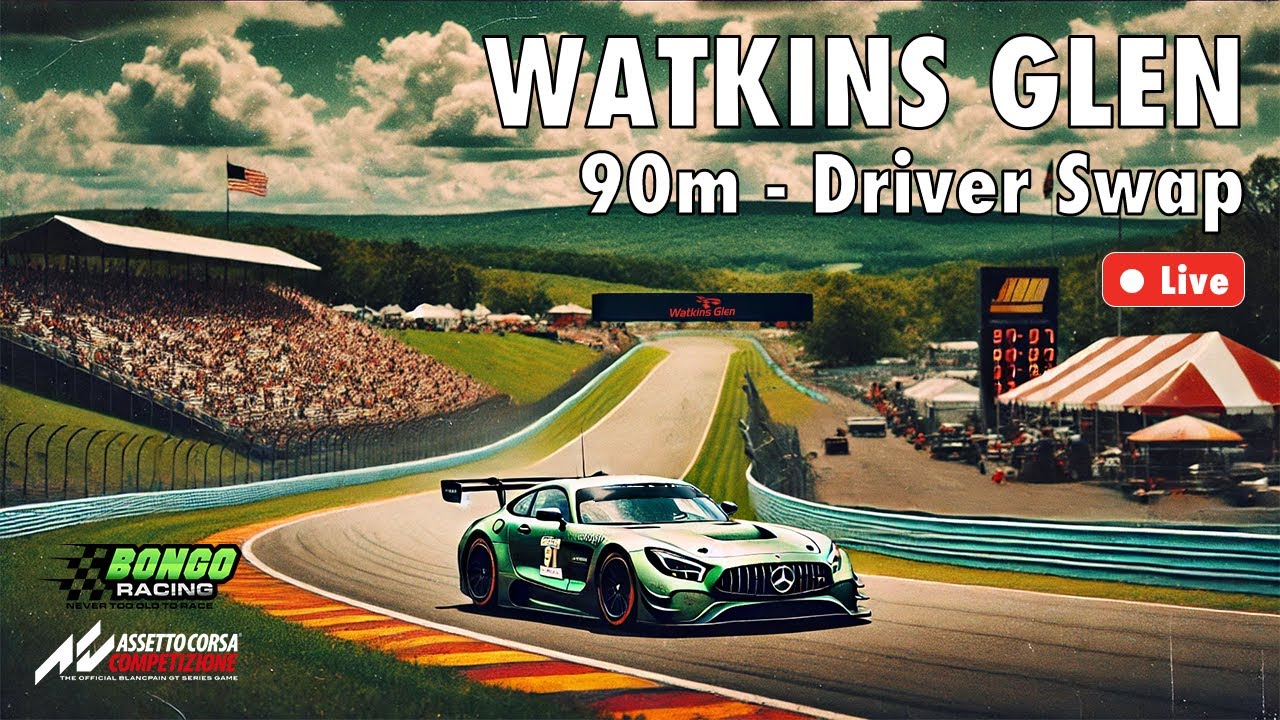 90 Min Driver Swap Race - Watkins Glen | Assetto Corsa Competizione ...