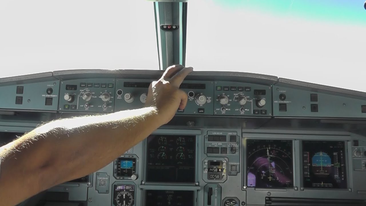 Cyprus Airways A319-132|Cockpit Demo and Descent|1080p HD - YouTube