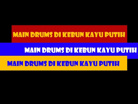 Drums outdorr.
