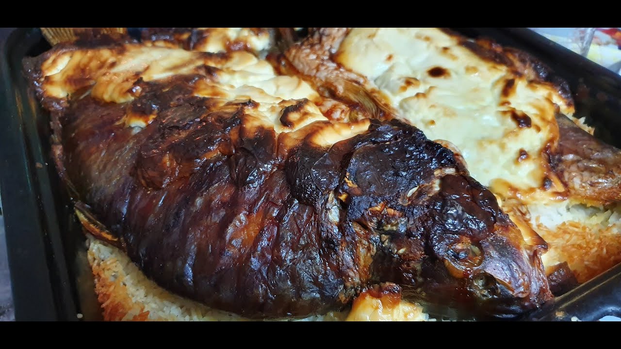 Peceni Saran Na Pirincu - Fish On Rice - YouTube
