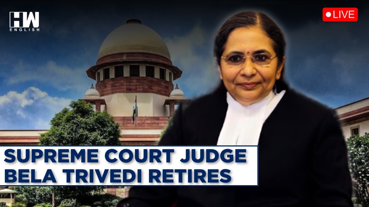Supreme Court LIVE | Justice Bela Trivedi Retires - YouTube