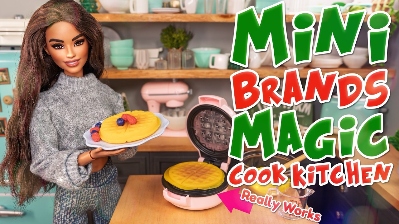 Mini Brands Really Works: Magic Cook Kitchen | Doll Size? Accessories ...