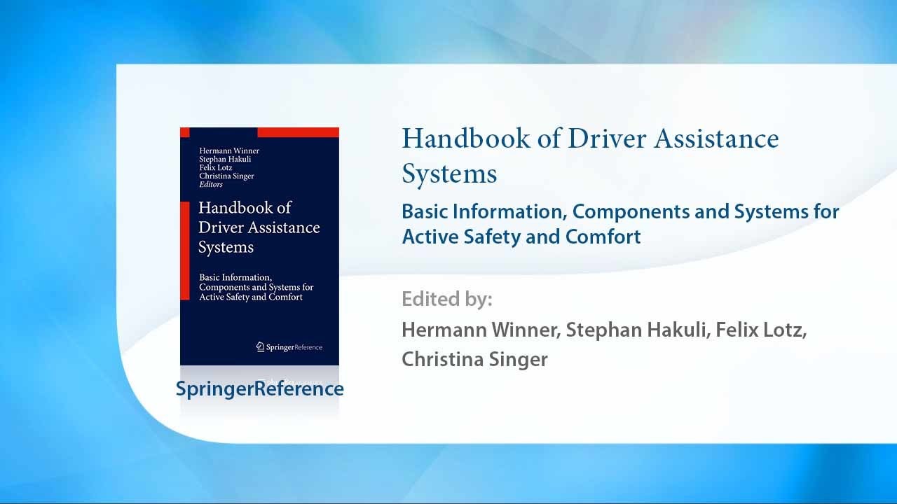 Handbook of Driver Assistance Systems - YouTube