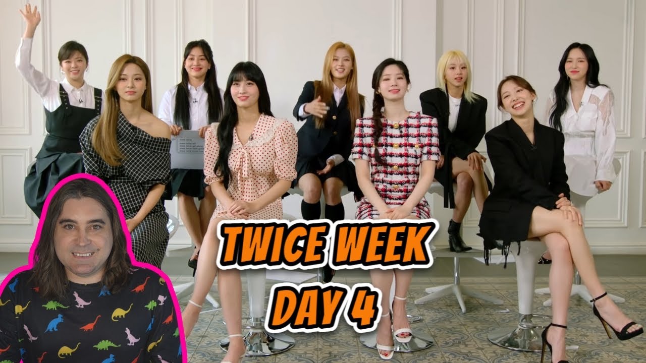 TWICE WEEK: DAY 4 - Reacting to random interviews + puppies! - YouTube