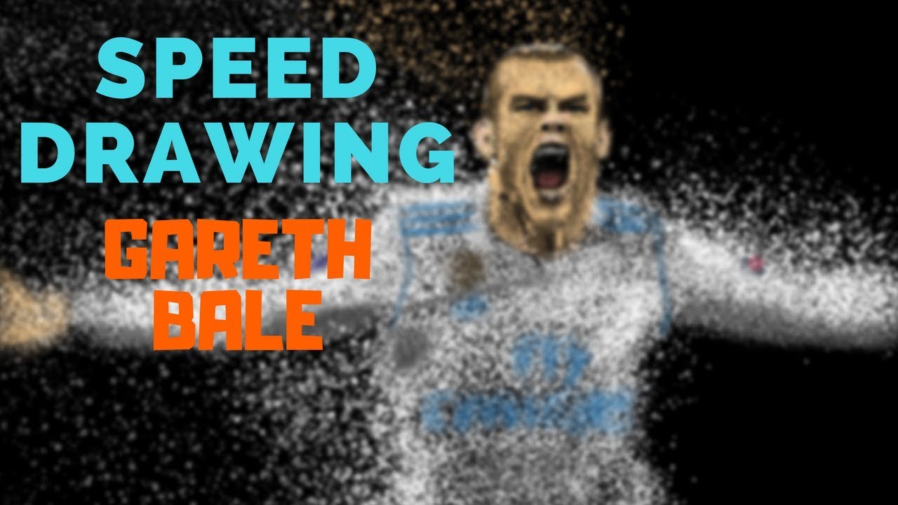 Timelapse of Gareth Bale Drawing - YouTube