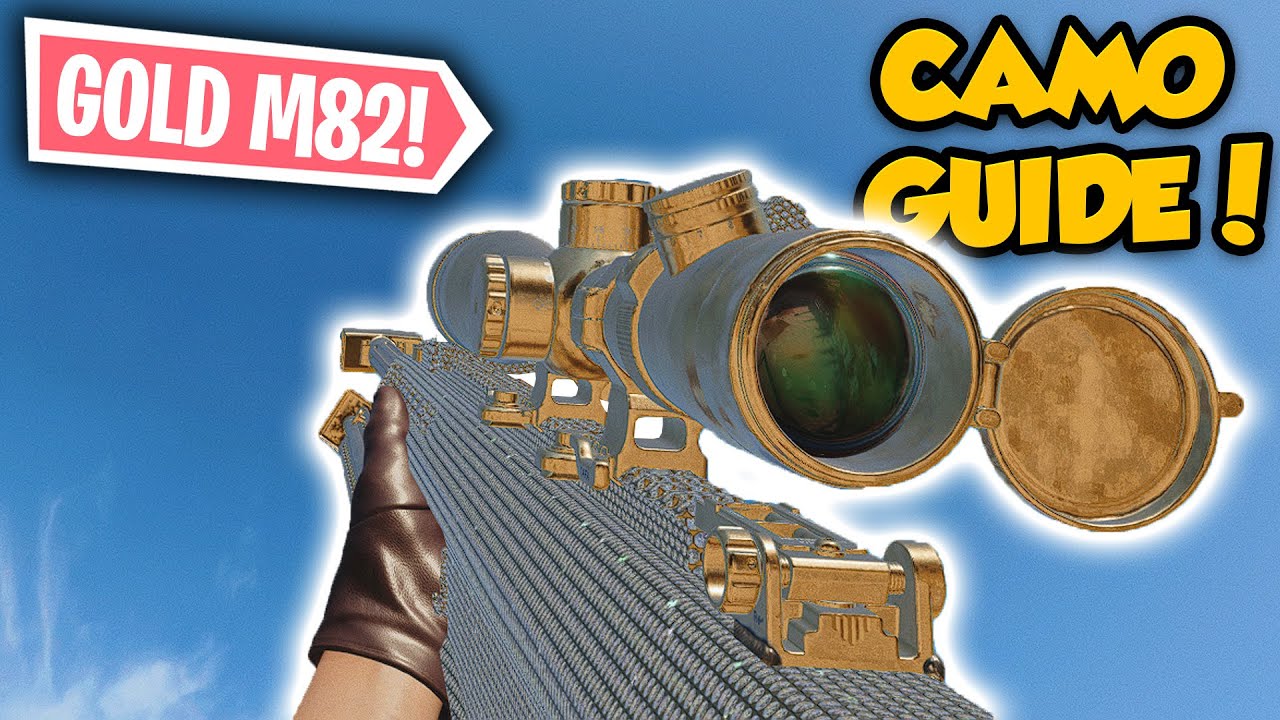 How To Get "M82" Gold FAST Cold War! Cold War Camo Guide! - YouTube