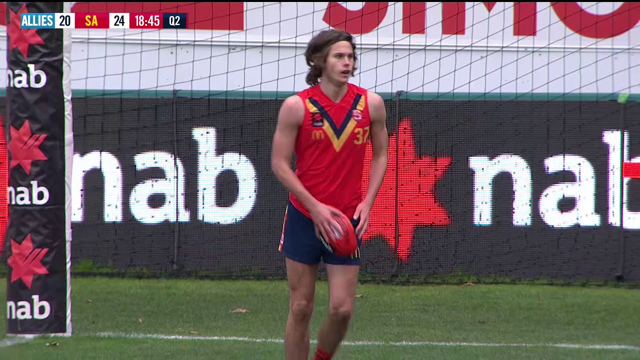 Riley Grundy SA U18 v Allies 2018 - YouTube