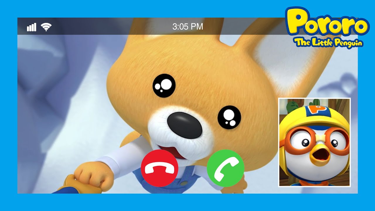 Pororo X Tayo | Something Scary Happened Today | Facetime with Pororo ...