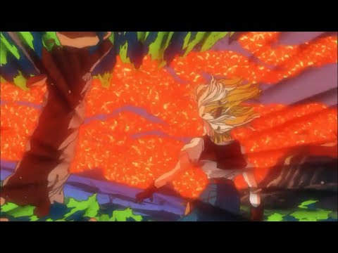 Cell obliterates island to find android 18 - YouTube