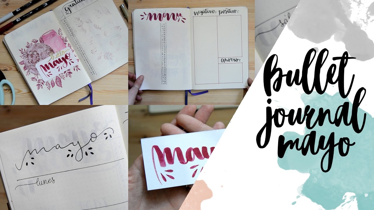 Bullet journal mayo - Decoración y edición - Tutorial en español - UGDT ...