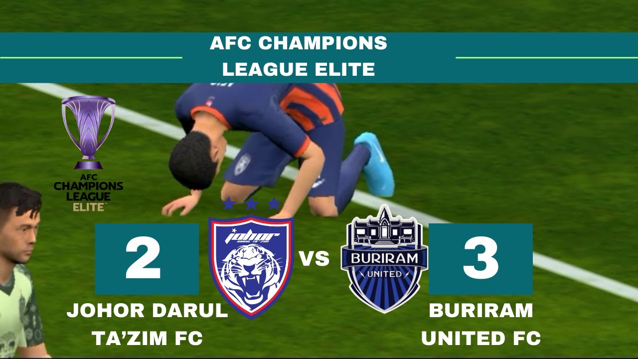 ACLE: Johor Darul Ta'zim FC VS Buriram United FC (eFootball™ Malaysia) - YouTube