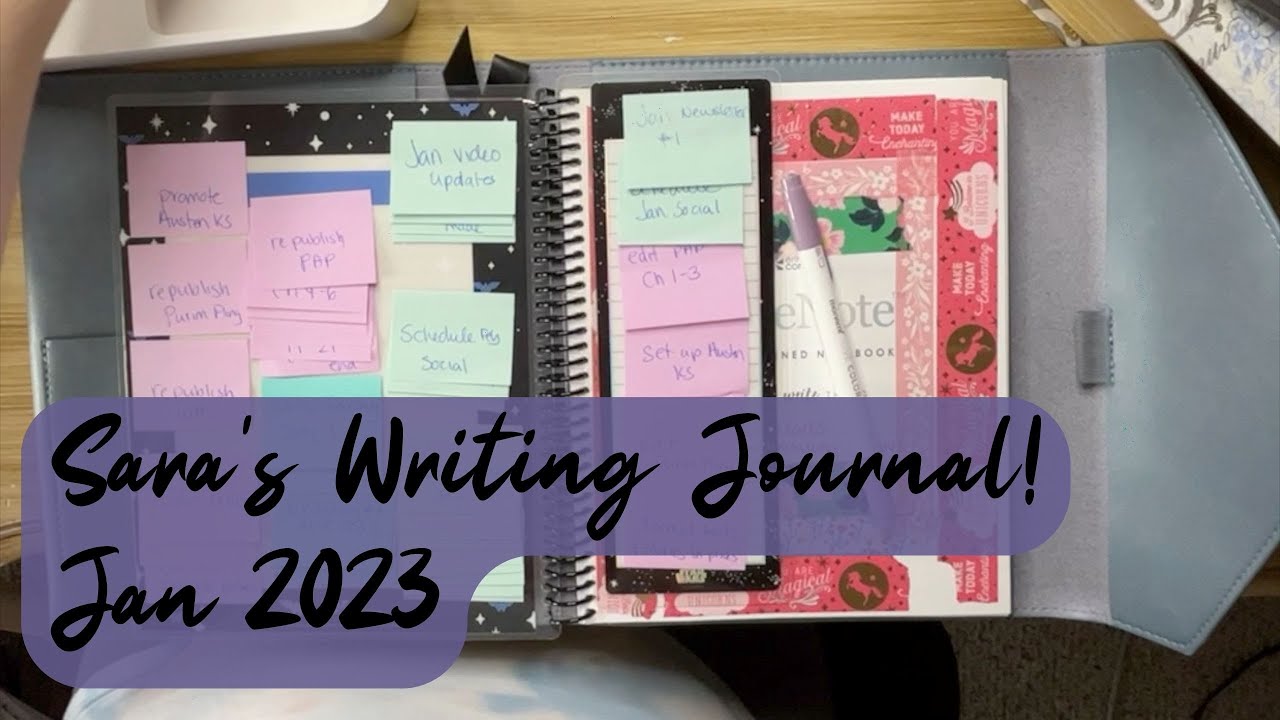 Plan With Sara: Setting Up My 2023 Writing Journal and Setting Up My ...