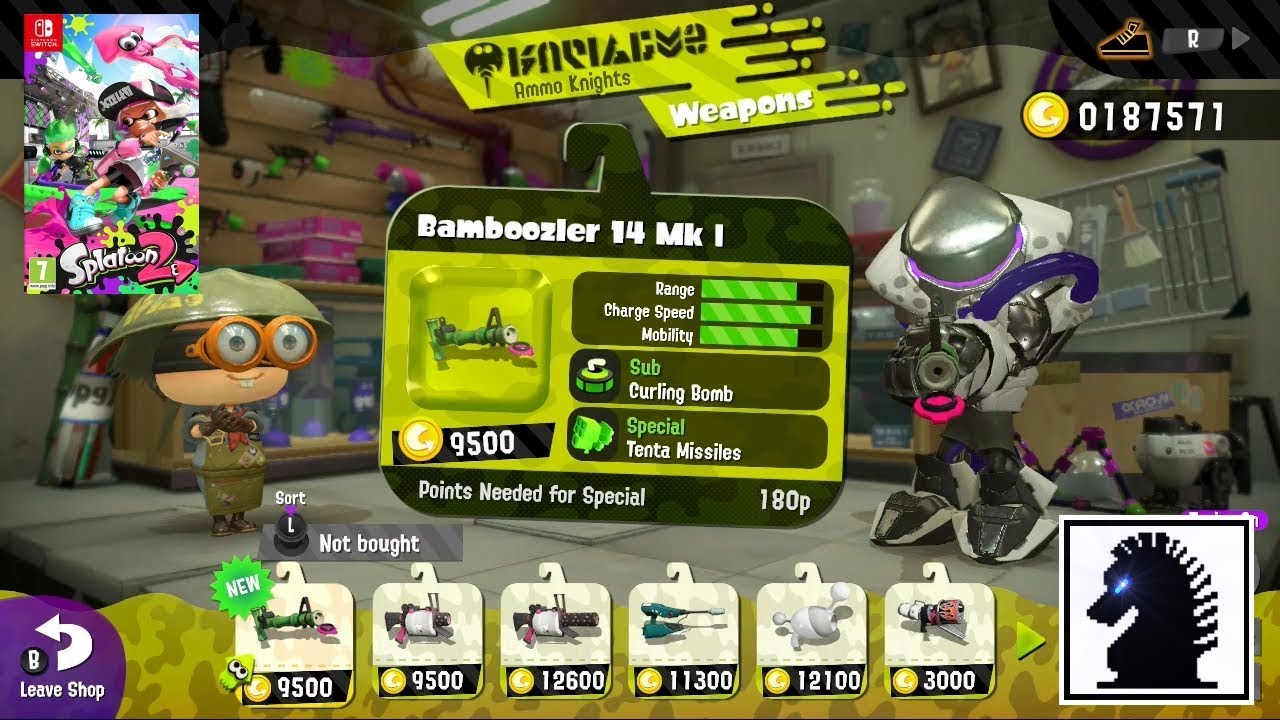 NS Splatoon 2 - Ammo Knights Update #12: Bamboozler 14 Mk I - YouTube