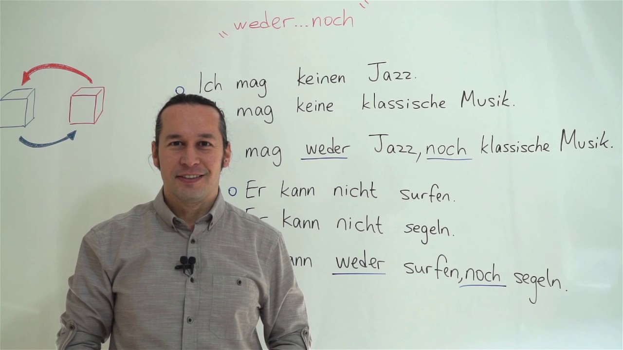 Almanca B1 Orta Seviye Ders - 19 "Entweder ... Oder" - "Weder ... Noch ...