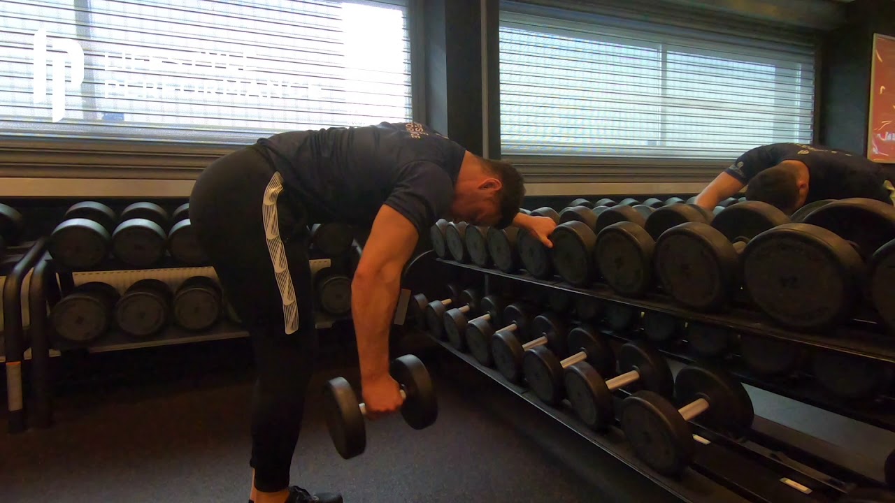 Unilateral Dumbbell Lat Row - Lifestyle Performance - YouTube