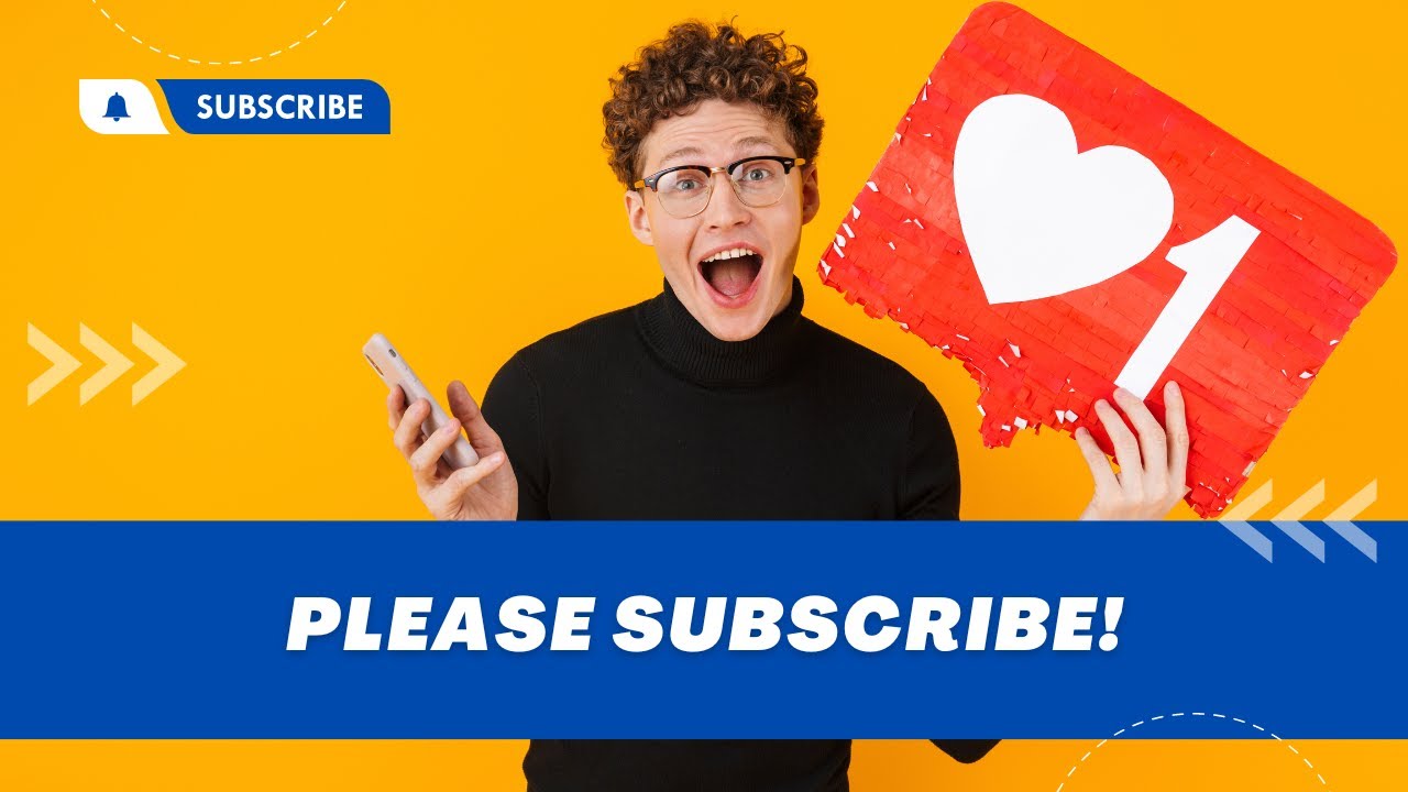 Please subscribe to our YouTube channel - YouTube