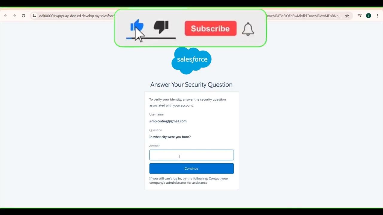 How to Reset Password of Salesforce Developer Account | Reset Password of Salesforce Account ...