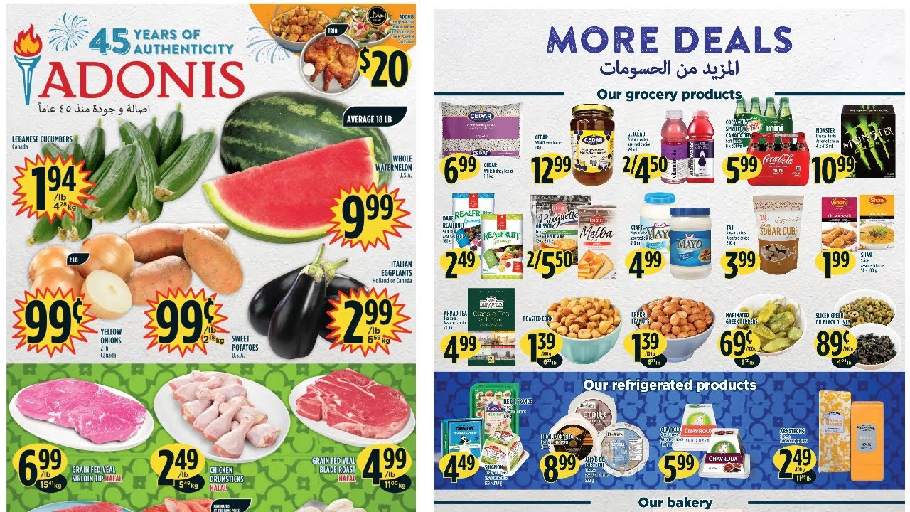 Adonis Flyer Canada 🇨🇦 | June 08 - June 14 - YouTube