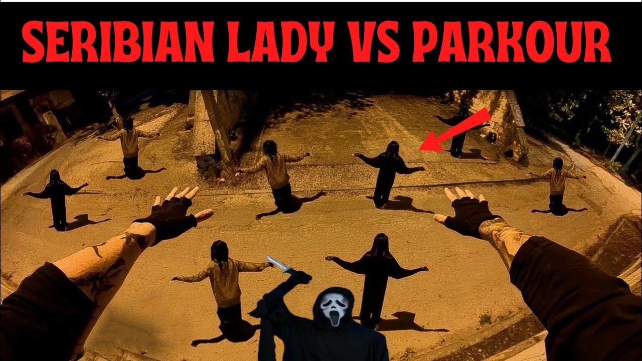 SERBIAN DANCING LADY IN REAL LIFE VS PARKOUR POV! (Escape POV)? - YouTube