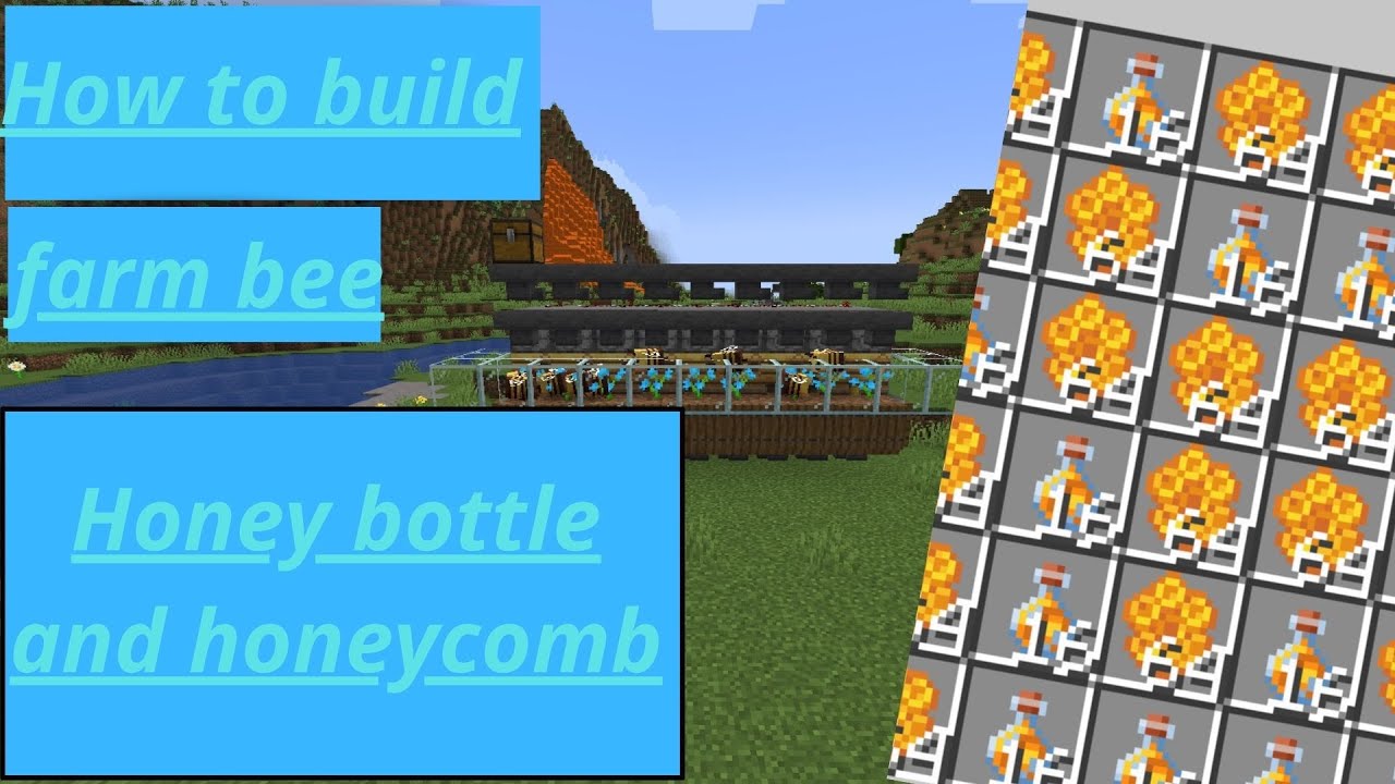 how to build farm bee in Minecraft Java 1.19 - YouTube