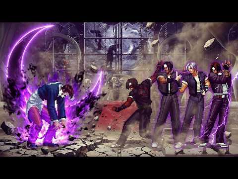 [KOF Mugen] Orochi Iori 97 Vs Omega Kusanagi Team