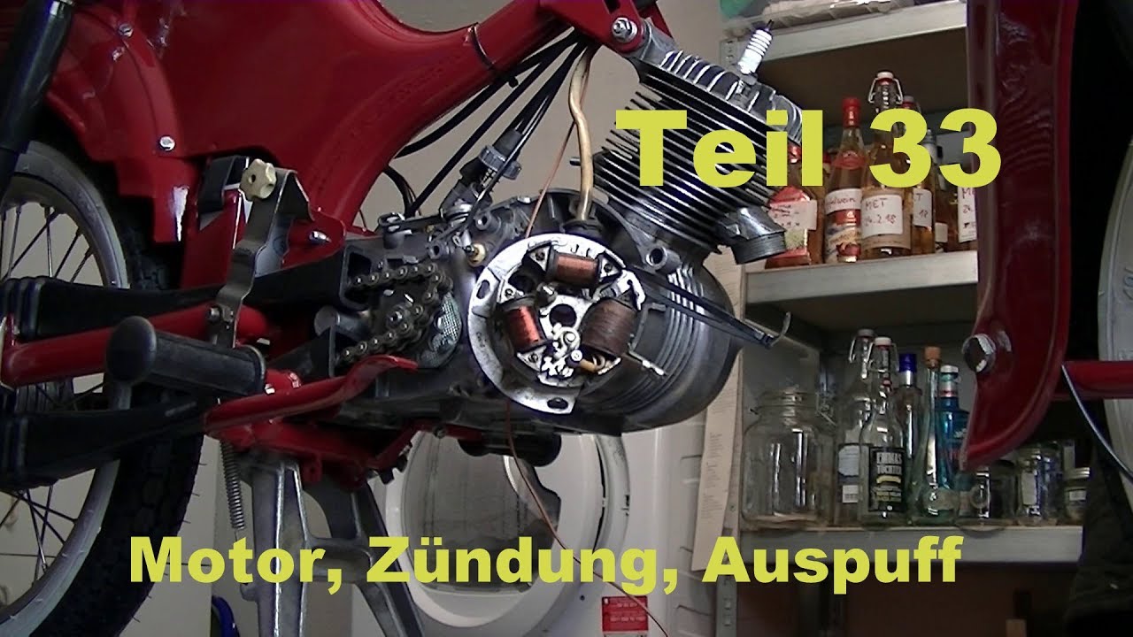 Projekt Simson Star Bj. 1974 Teil 33 Motor, Zündung, Auspuff - YouTube