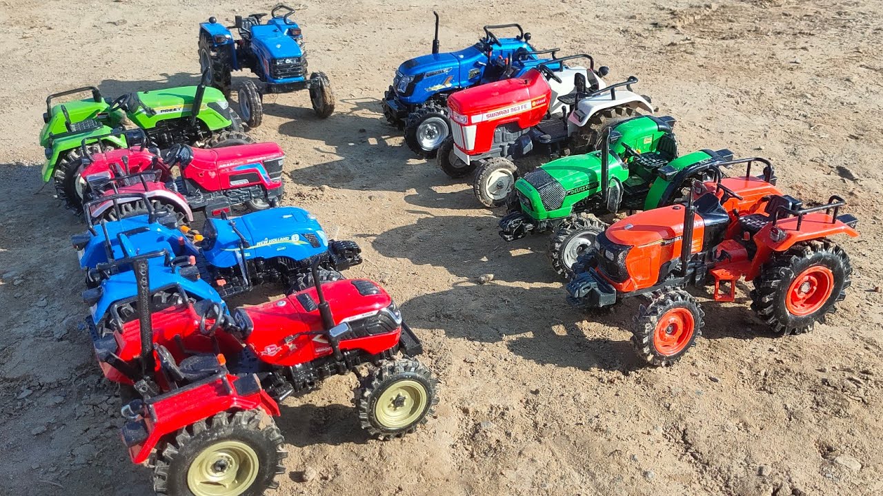 Collection Of Diecast Models Of Tractors | Model Tractors | Tractor ...