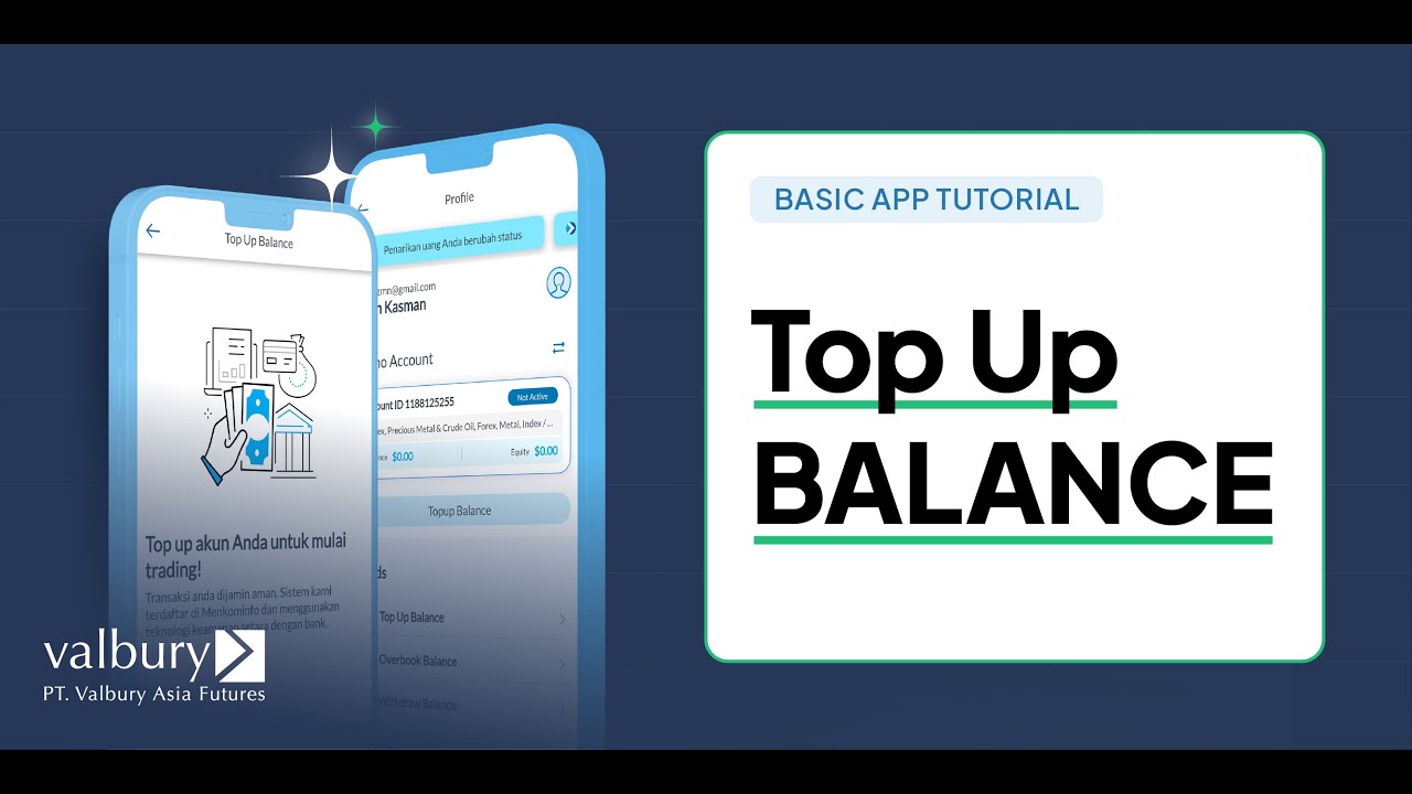 Tutorial Top Up Balance di Aplikasi Valbury - YouTube