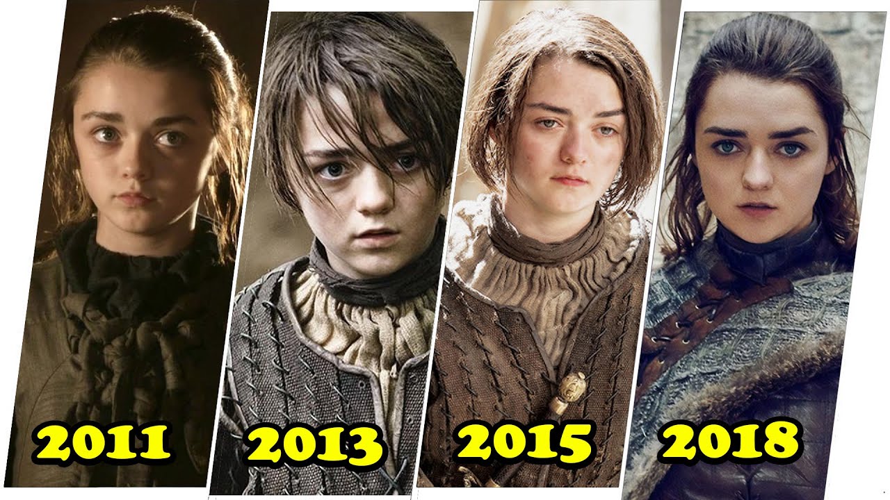 Arya Stark Evolution (2011-2019) | Season 1 to Season 8 | #got #gameofthrones #hbomax - YouTube