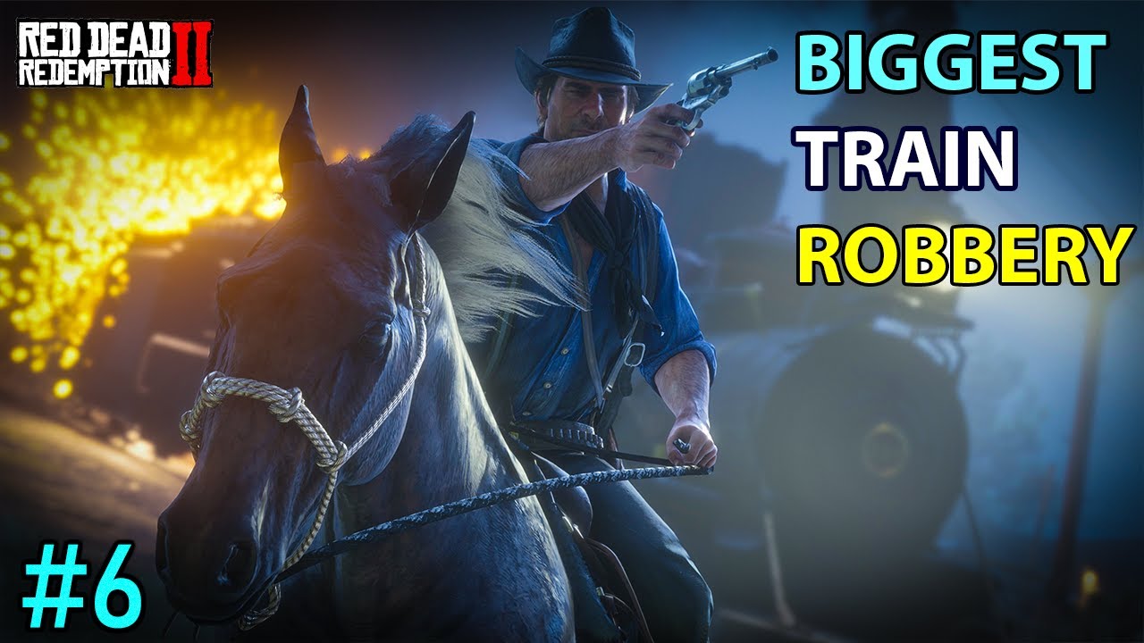 The Train Robbery mission | RDR 2 | Gameplay # 6 | with Hindi\Urdu ...